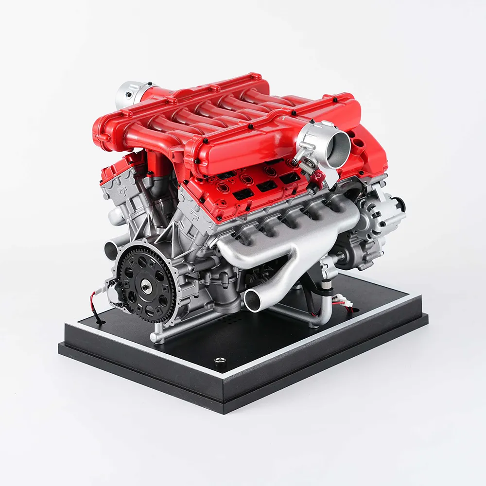 DM109 Full Metal V12 1/4 Supercar Engine Model Kits That Works | Vincimech