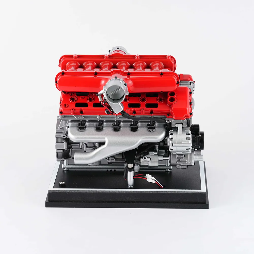 DM109 Full Metal V12 1/4 Supercar Engine Model Kits That Works | Vincimech