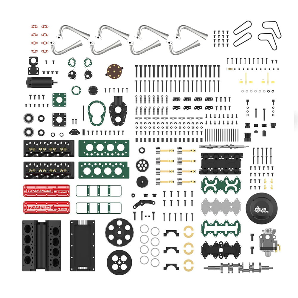 FS-V800WGPC 28cc Gasoline Internal Combustion Engine Model Kit - Mini ...