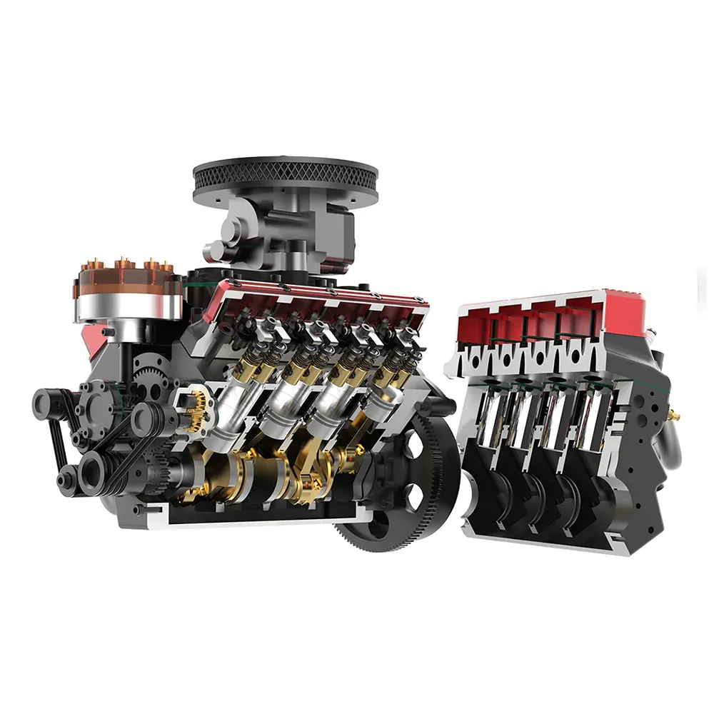 FS-V800WGPC 28cc Gasoline Internal Combustion Engine Model Kit - Mini ...